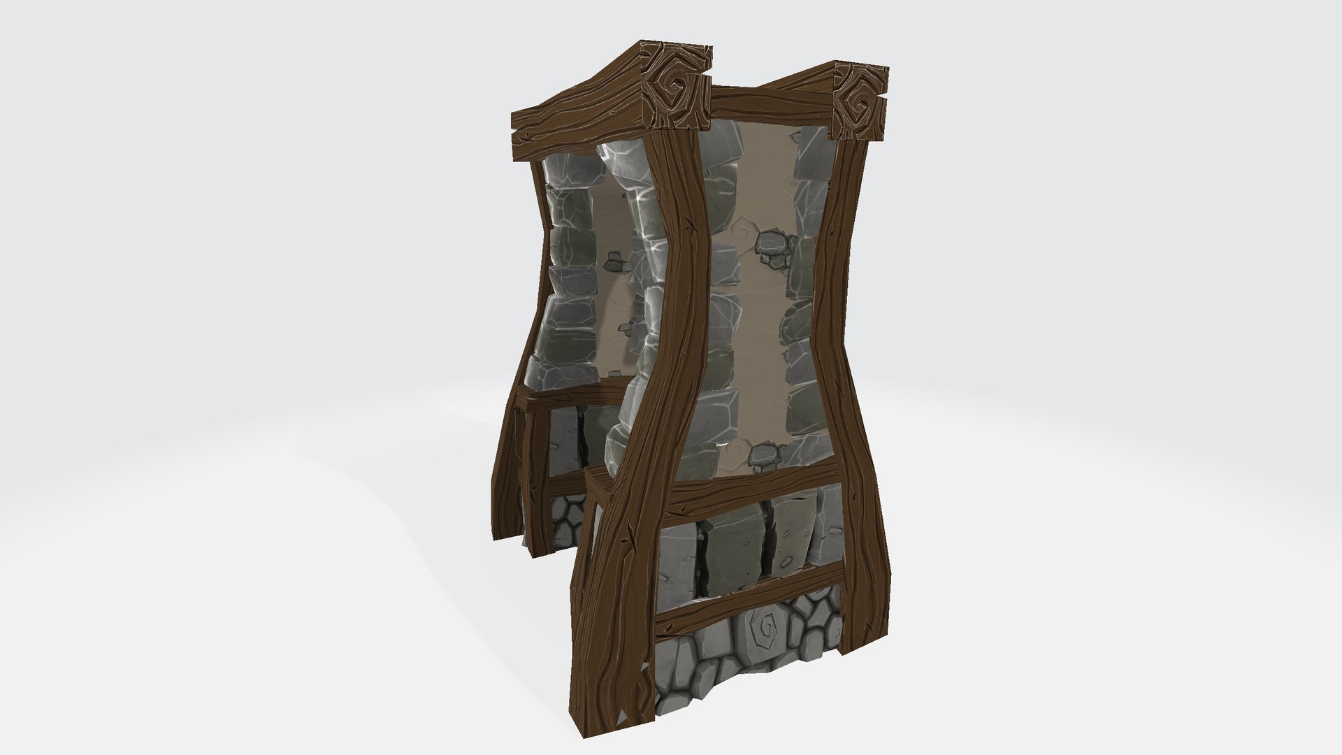 Crenellated Gate Model - TurboSquid 2505589
