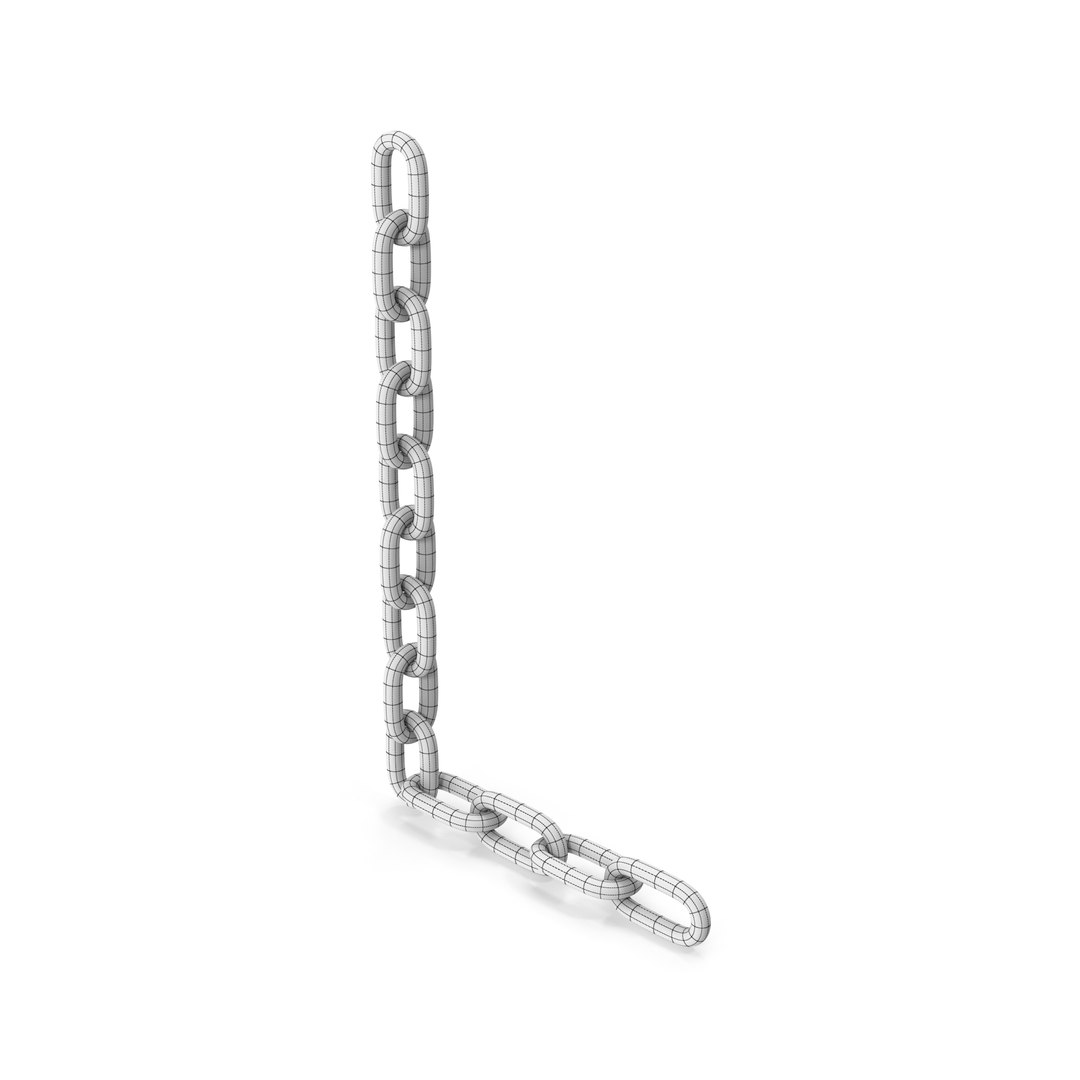 Chain Letter L 3D Model - TurboSquid 2023128