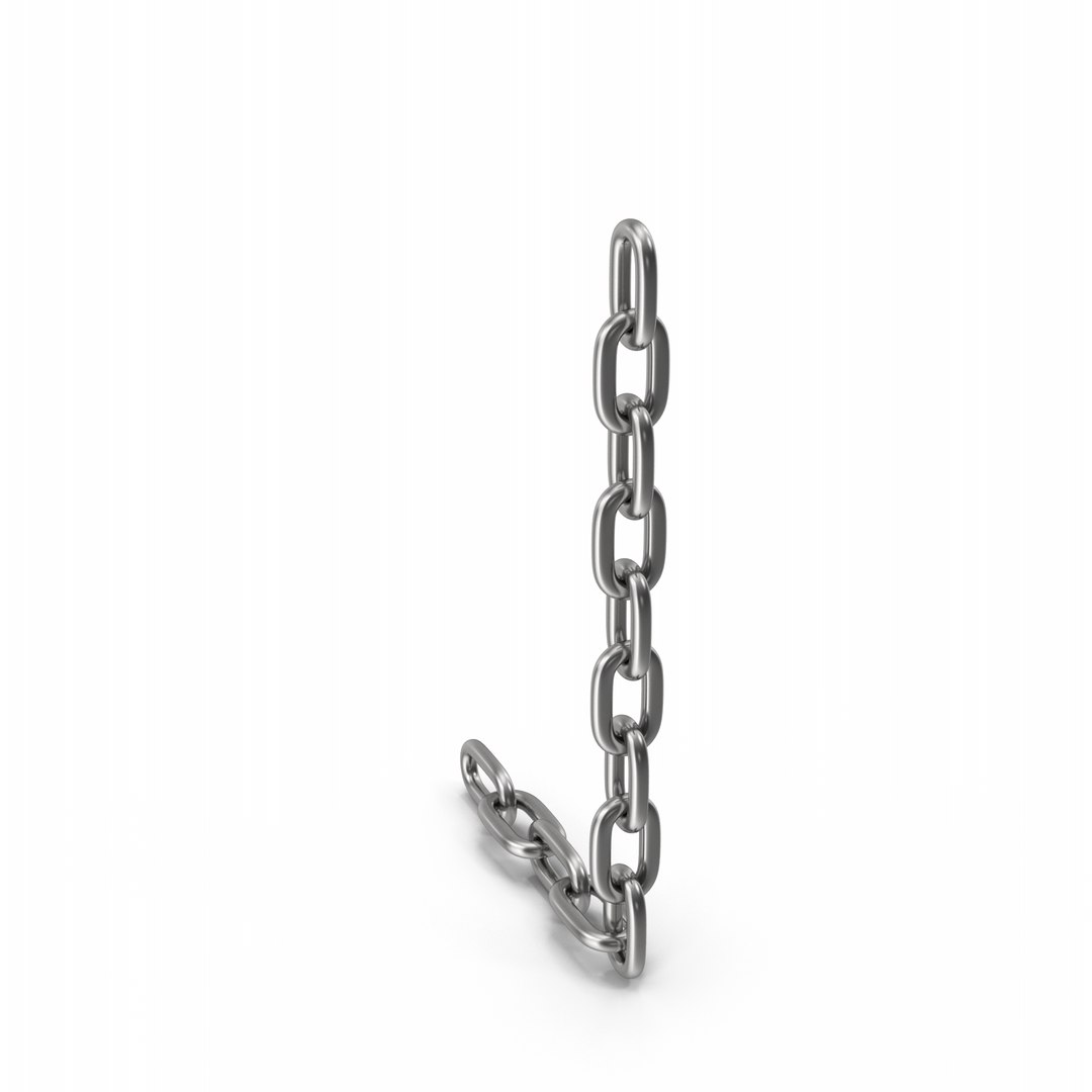 Chain Letter L 3D Model - TurboSquid 2023128