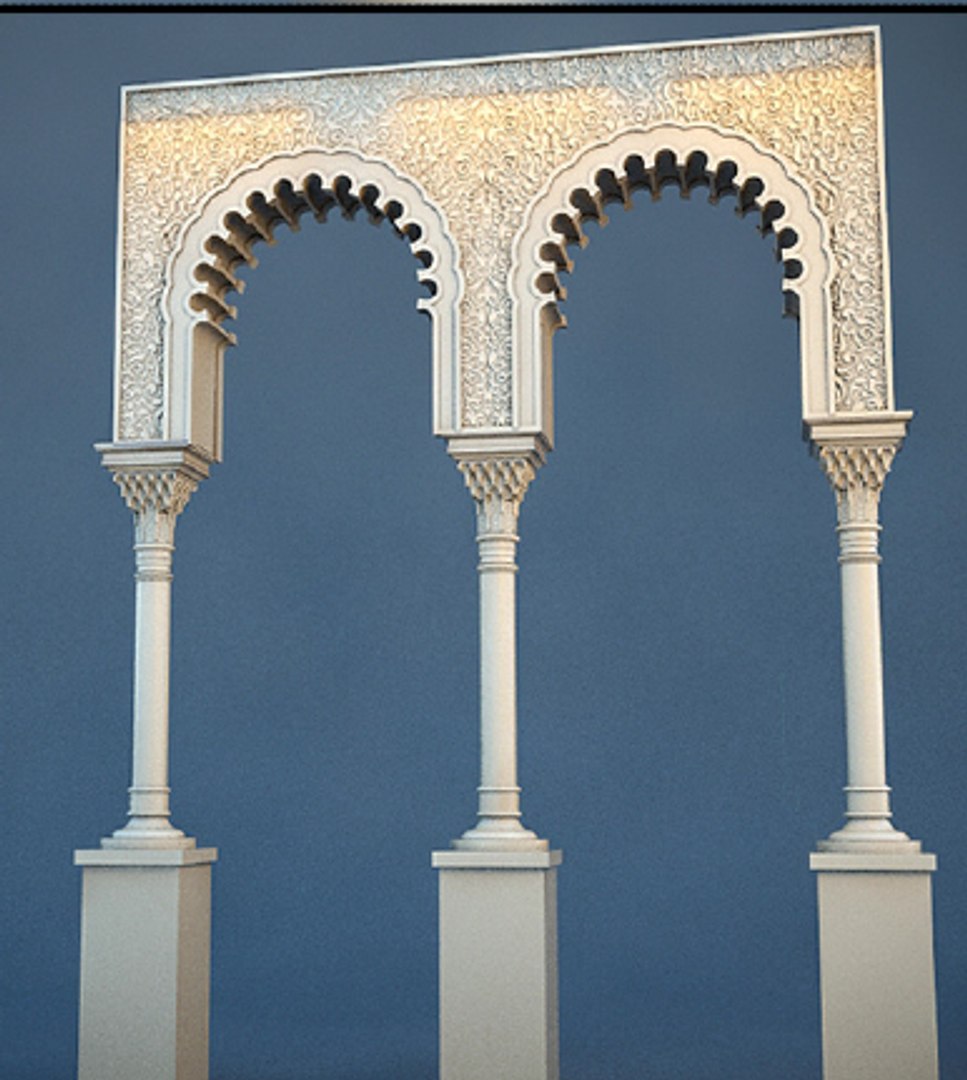 3D Model Arch Column - TurboSquid 1195447