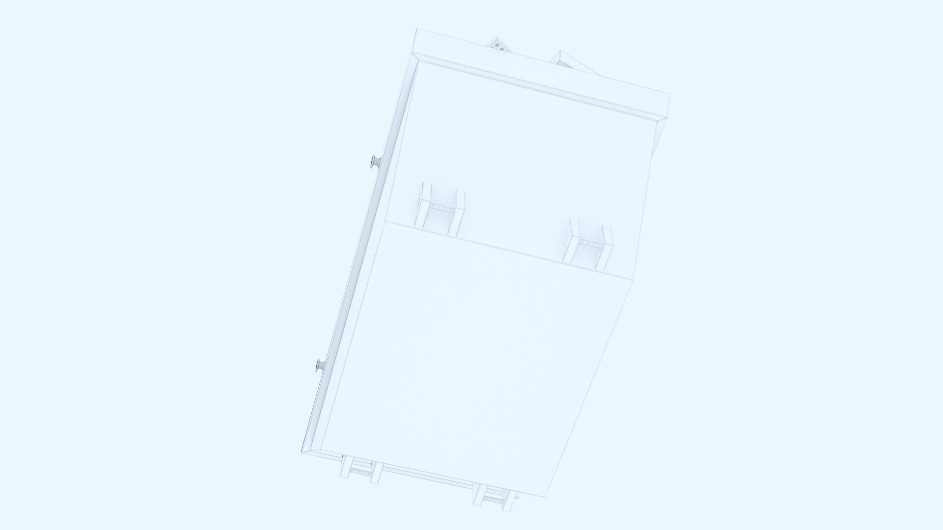 3D Industrial Container With Concrete Blocks And Bricks Model ...