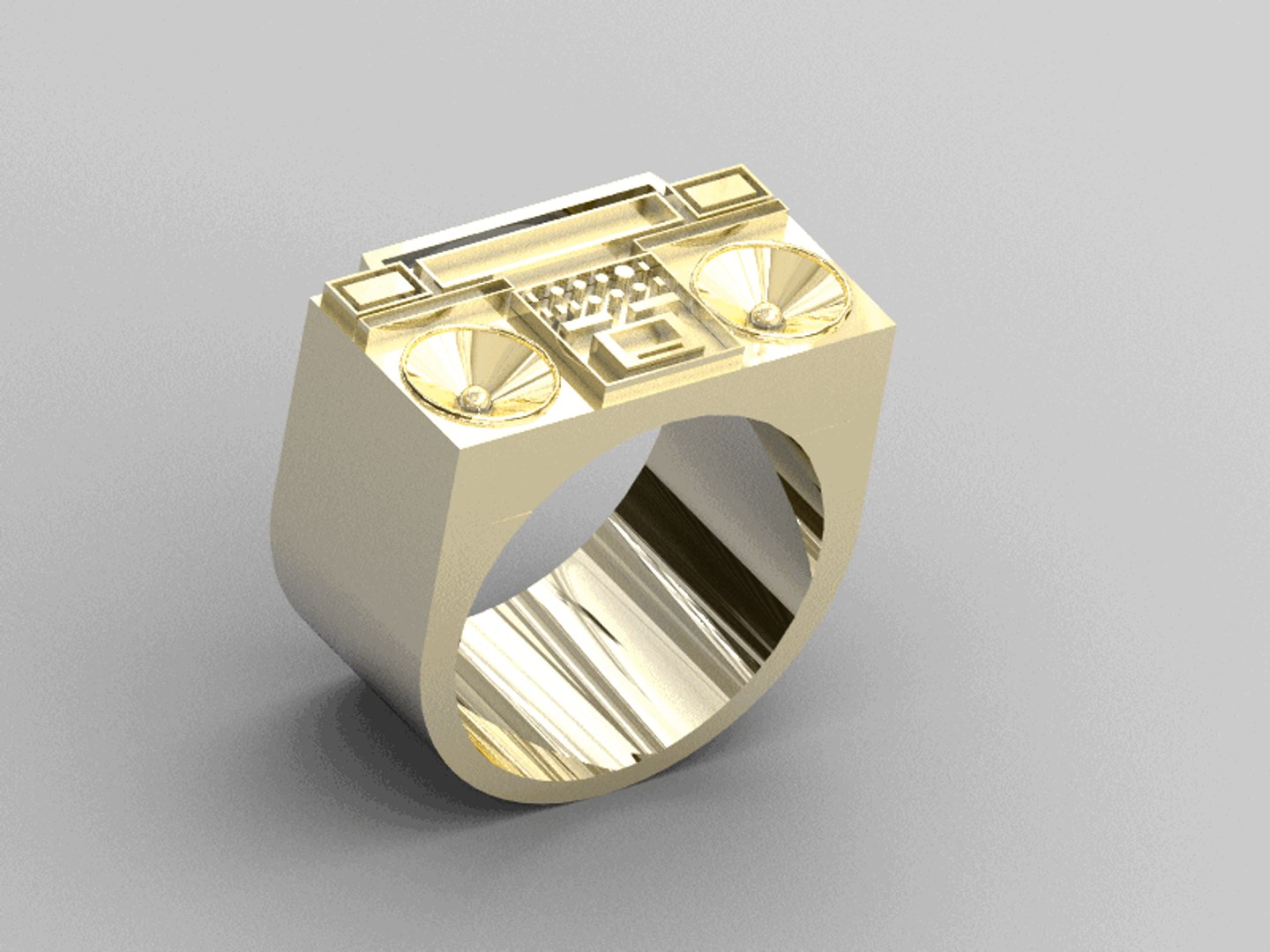 Rhino Ghettoblaster Ring