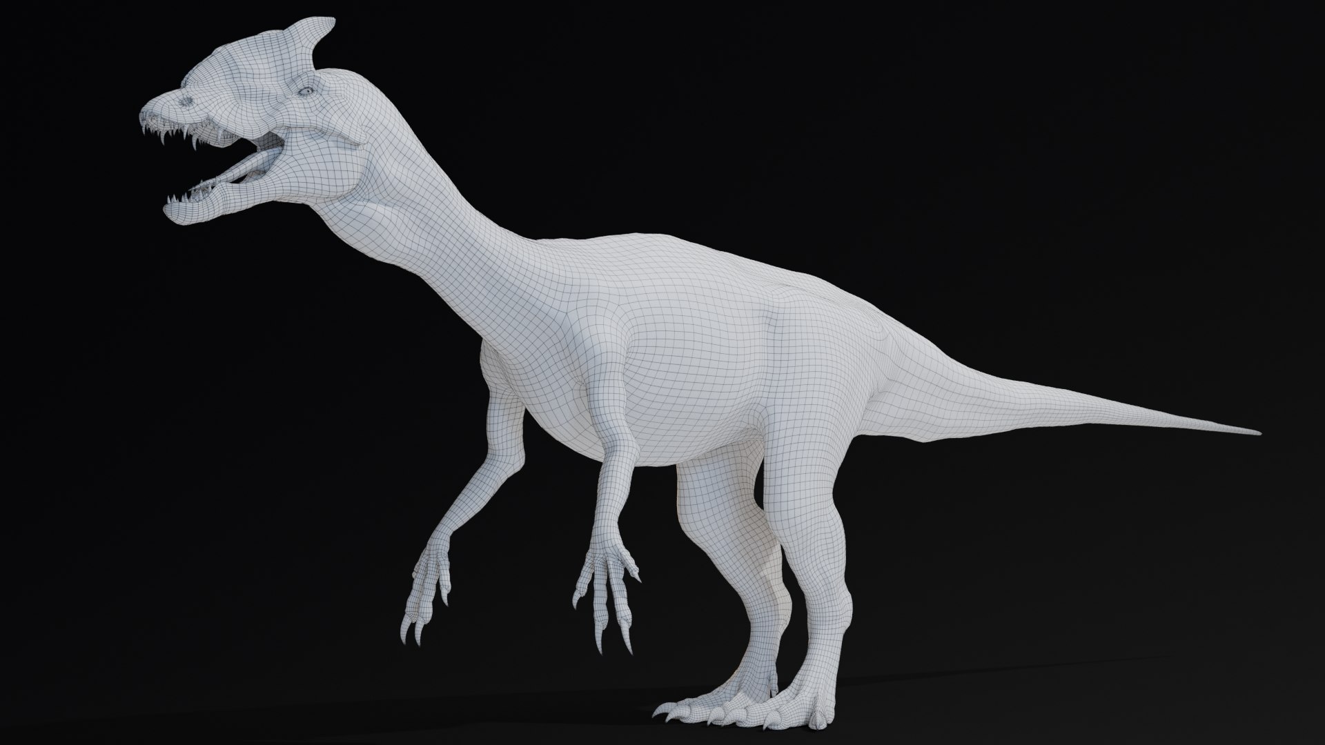 3D Dinosaur - Hybrid Dilophosaurus Unity Project Model - TurboSquid 2263484