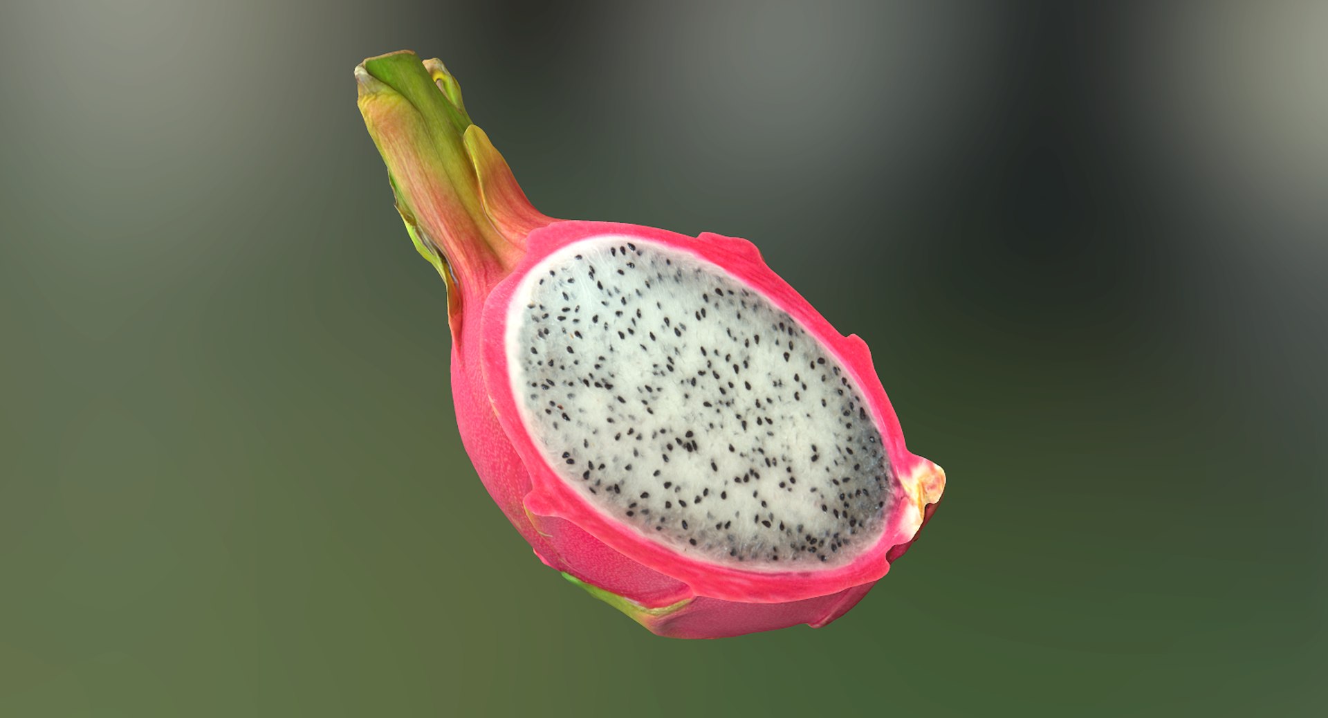 modelo 3d Fruta de dragón pitaya en rodajas - TurboSquid 999999