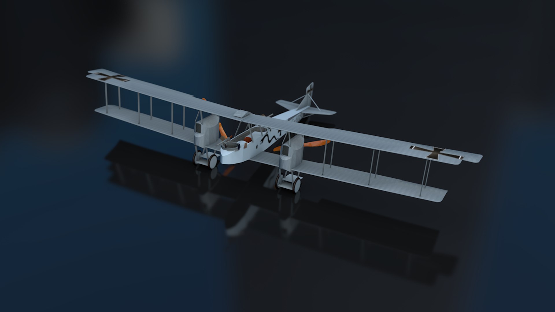 3D Gotha G Iv Aircraft Model - TurboSquid 1494799