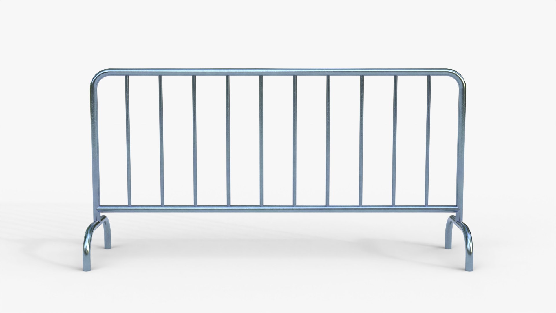 3D Metal Crowd Barrier - TurboSquid 2412688