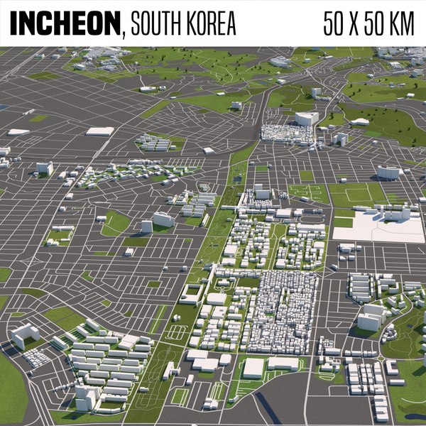 3D Incheon Models | TurboSquid