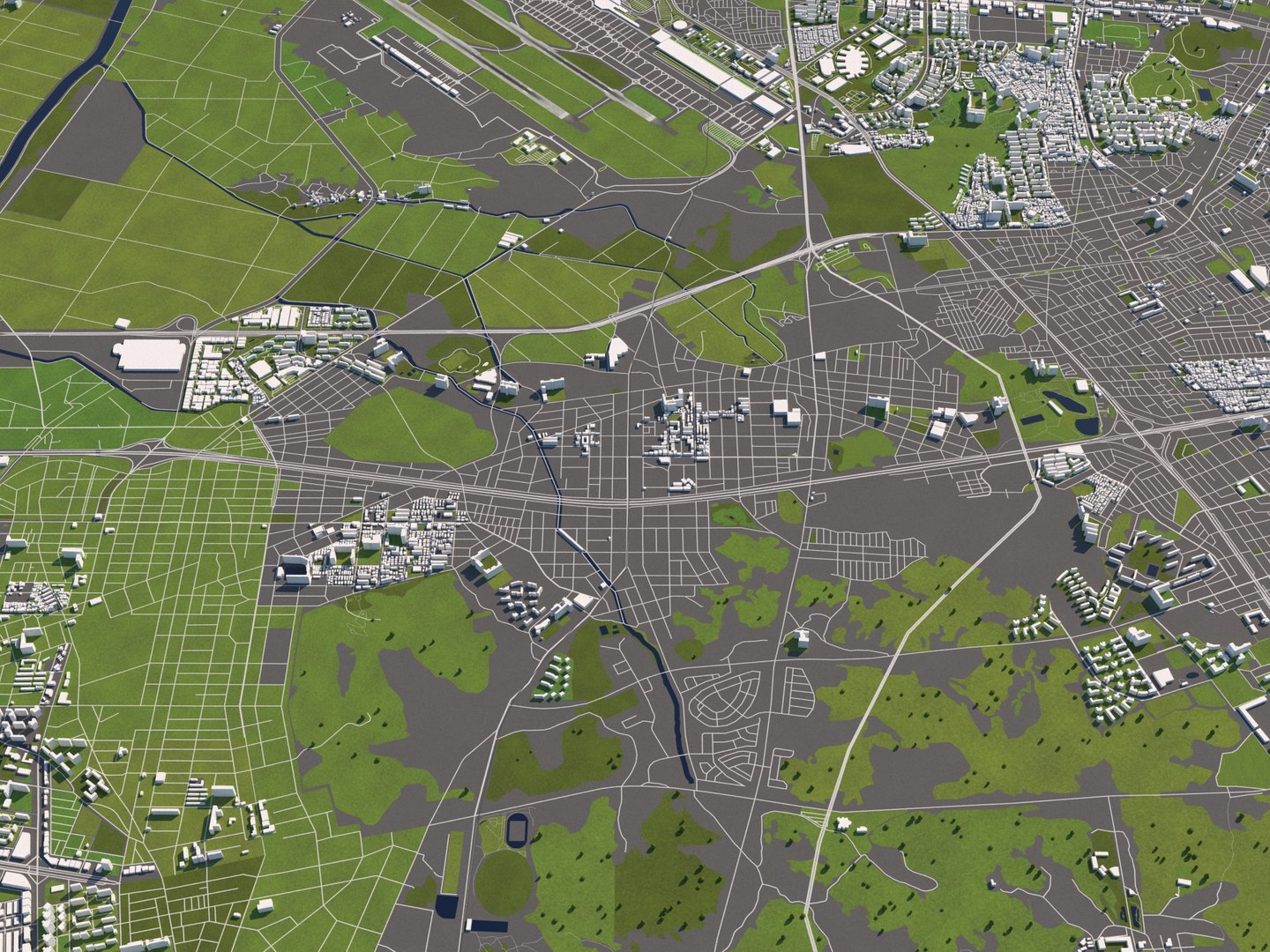 3D City Buildings - TurboSquid 1648583