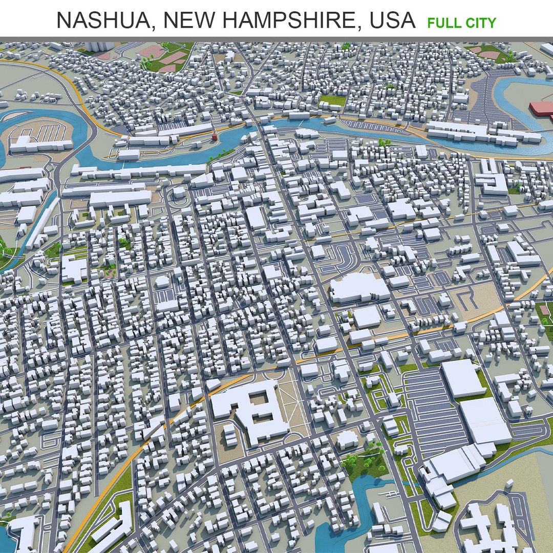 Nashua New Hampshire USA 3D model - TurboSquid 1720460