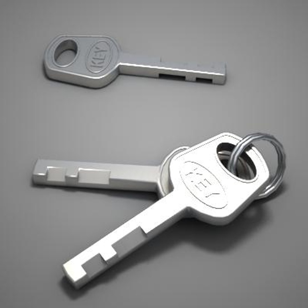 key lock 3d model