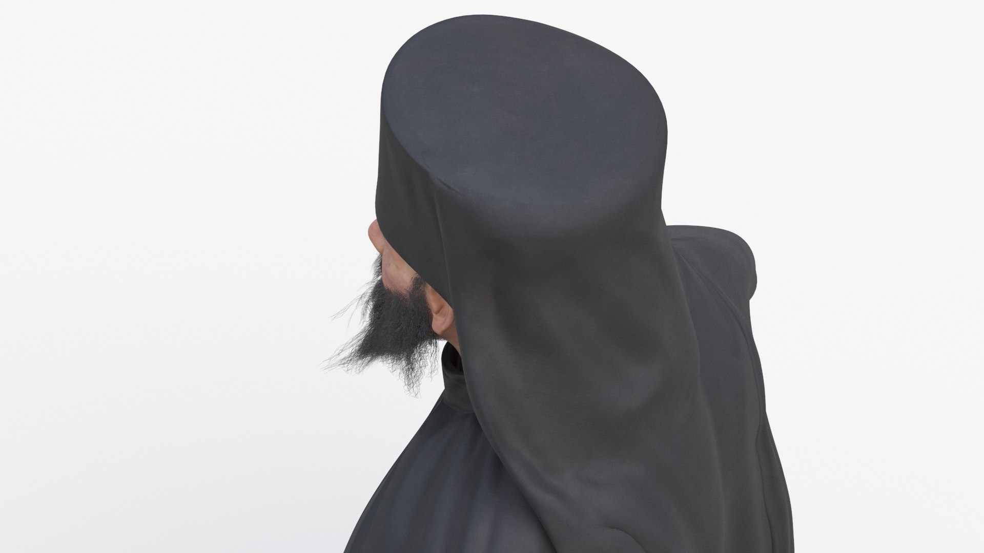 Orthodox Monk Fully Dressed A-Pose 3D Model - TurboSquid 2314012