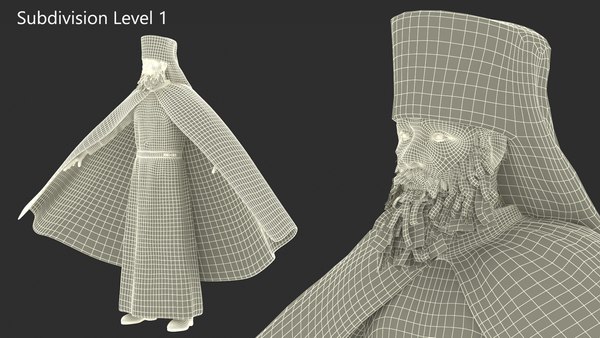 modelo 3d Monje ortodoxo completamente vestido en pose A - TurboSquid ...