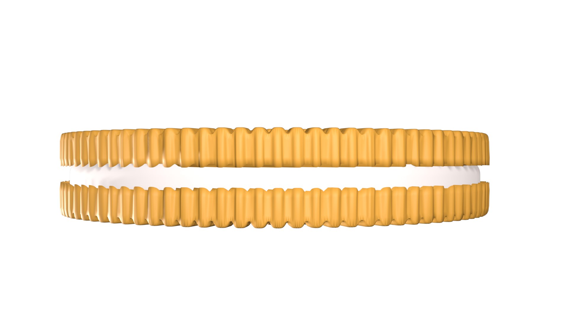 3D Oreo Golden Cookie Sandwich - TurboSquid 1949350