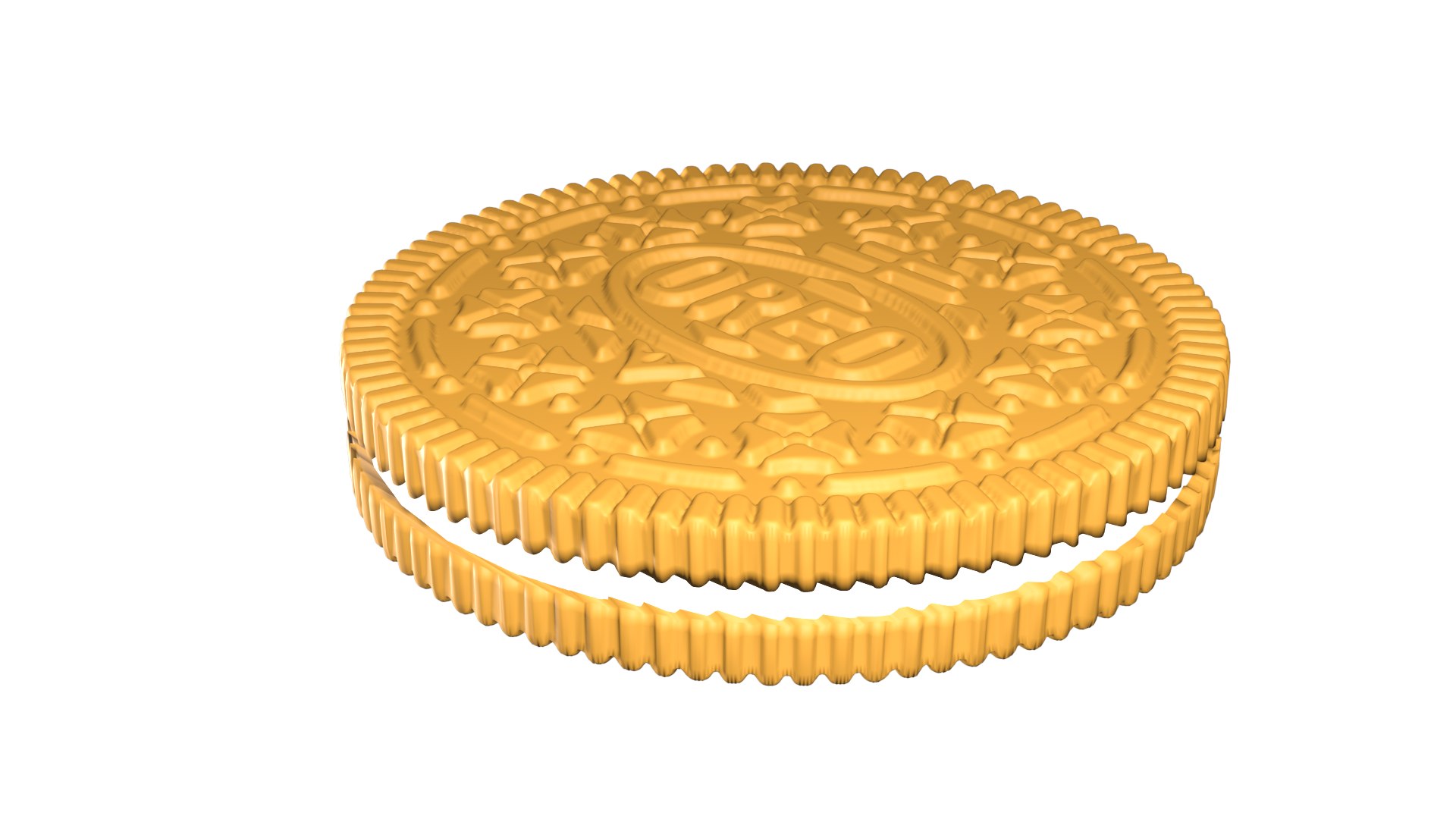 3D Oreo Golden Cookie Sandwich - TurboSquid 1949350