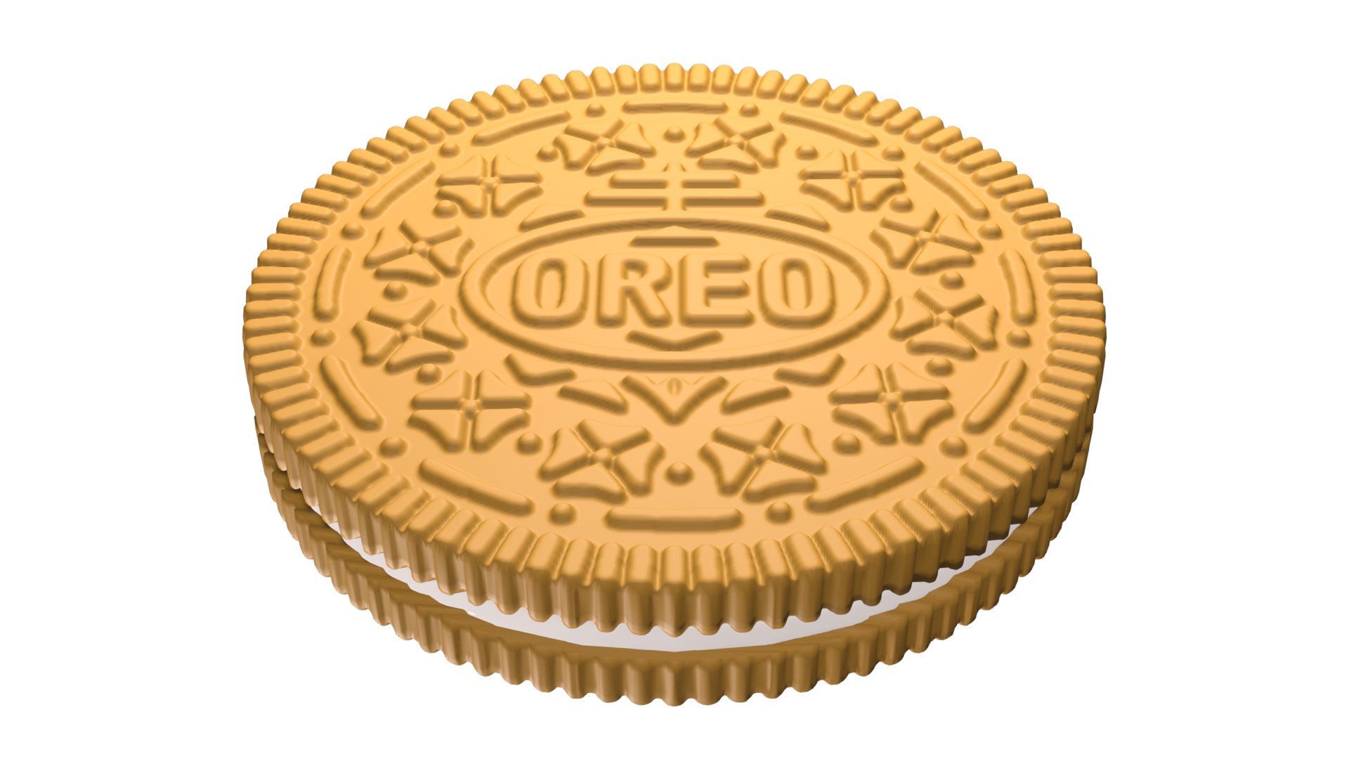 3D Oreo Golden Cookie Sandwich - TurboSquid 1949350
