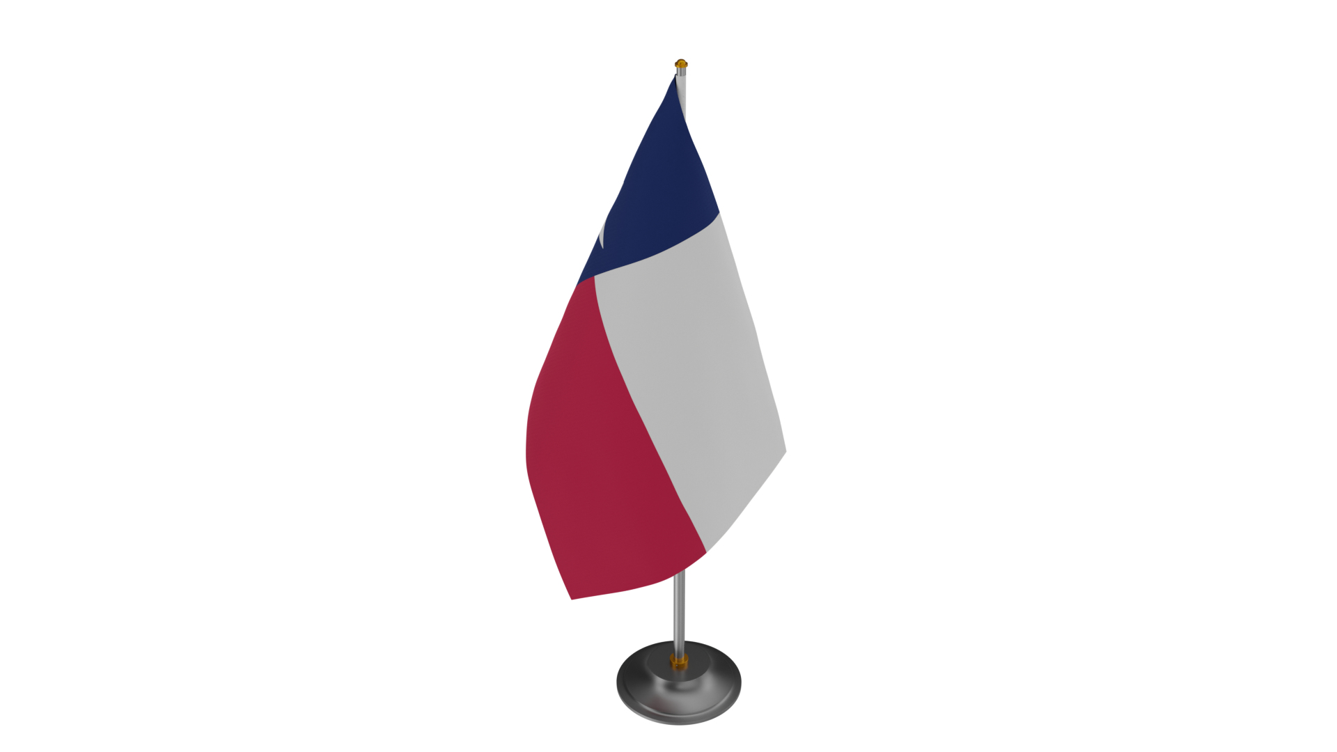 3D Table Flag Texas Model - TurboSquid 2269219