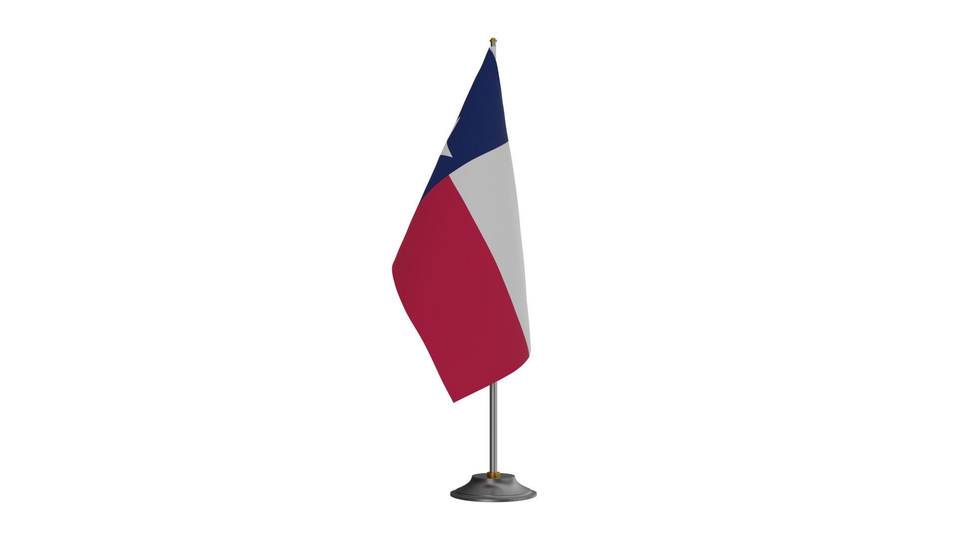3D Table Flag Texas Model - TurboSquid 2269219