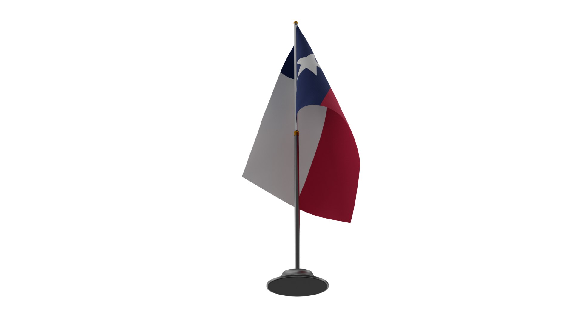 3D Table Flag Texas Model - TurboSquid 2269219