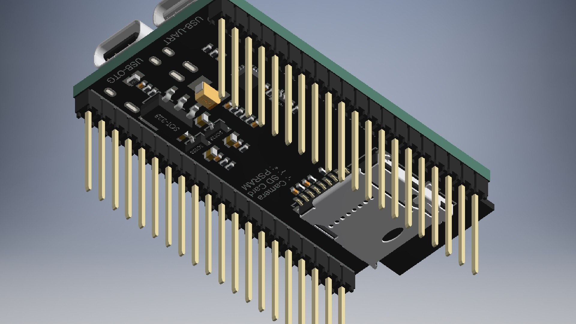 3d Freenove Esp32 S3 Wroom Cam Model Turbosquid 2215576