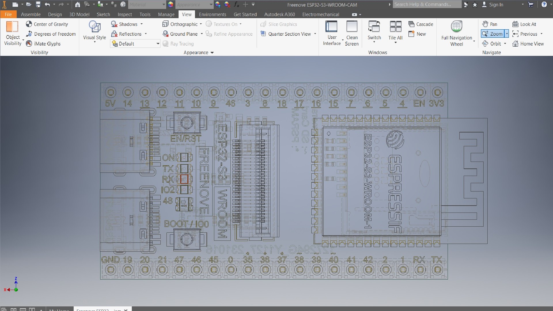 3D Freenove ESP32-S3-WROOM-CAM Model - TurboSquid 2215576