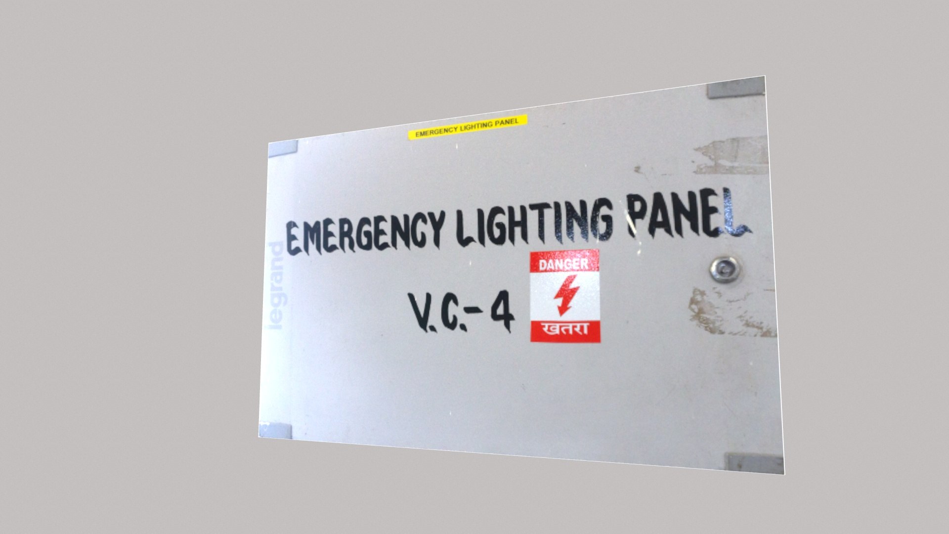 Emergency Light Panel 3D Model - TurboSquid 2338698