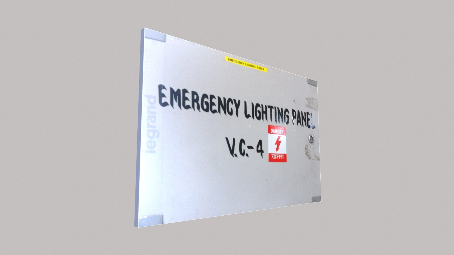 Emergency Light Panel 3D Model - TurboSquid 2338698