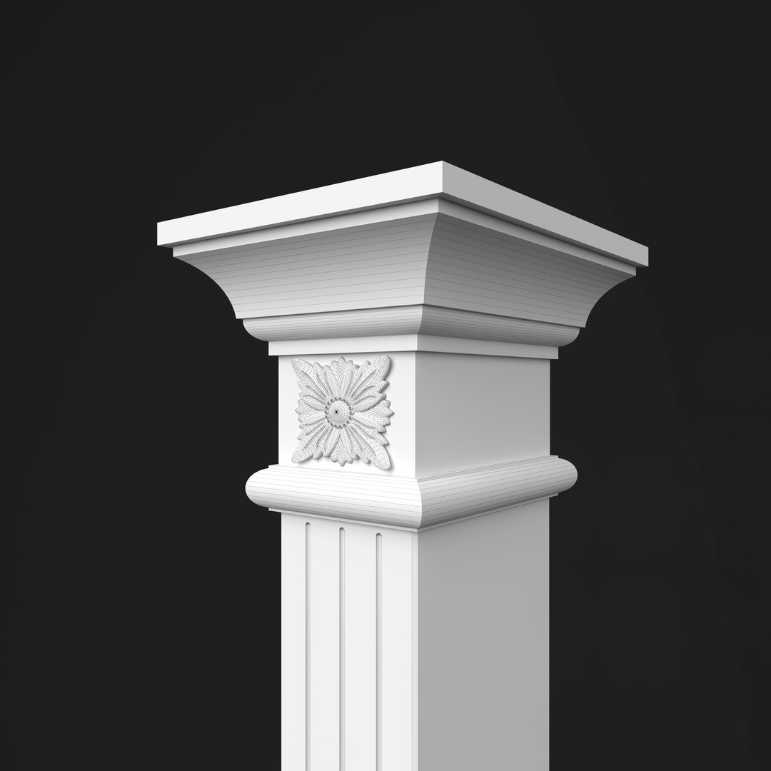 3D Column Decorative 11 - TurboSquid 2400625
