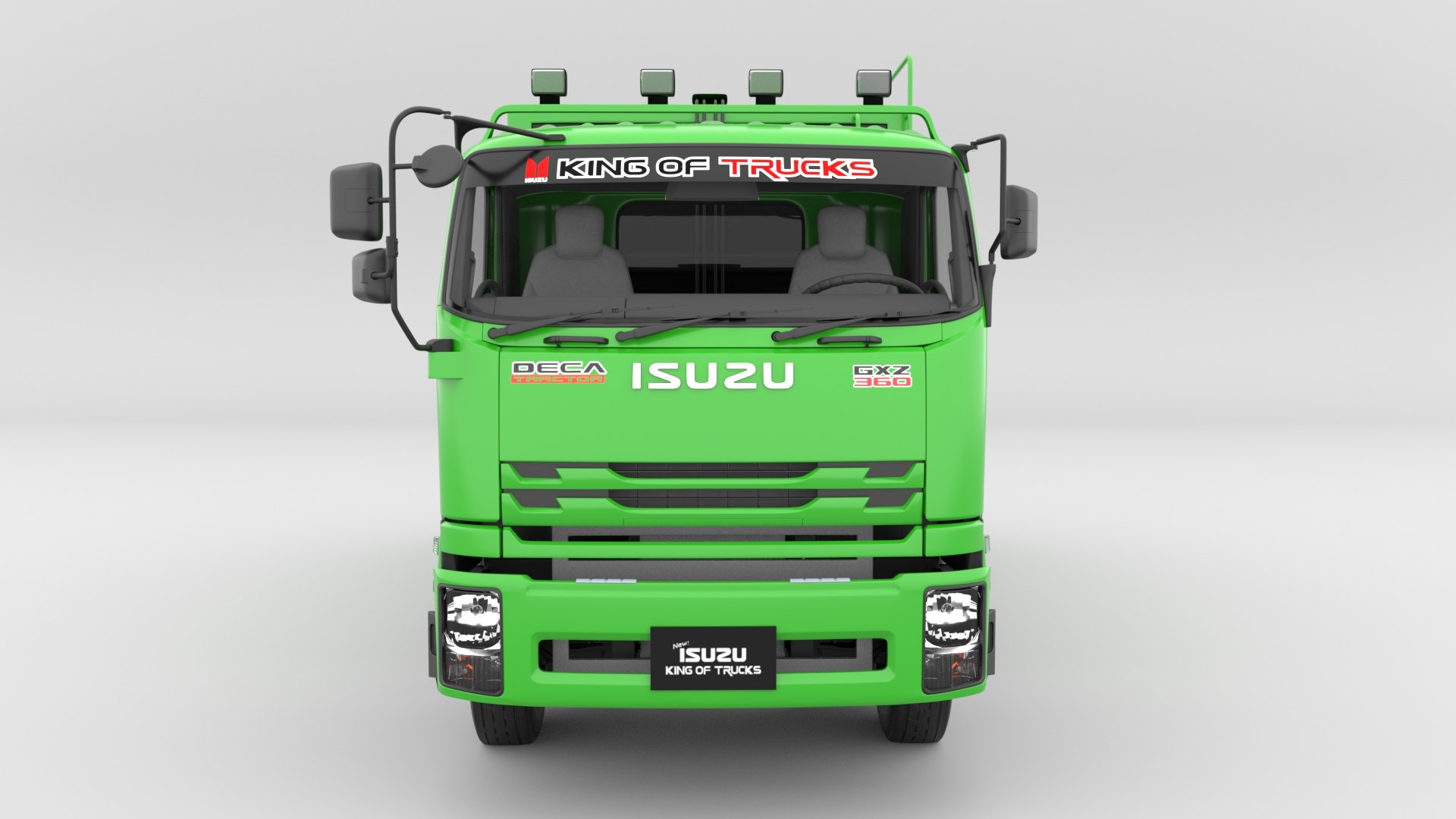 ISUZU DECA-GXZ360 Garbage Truck 3D Model - TurboSquid 2262361