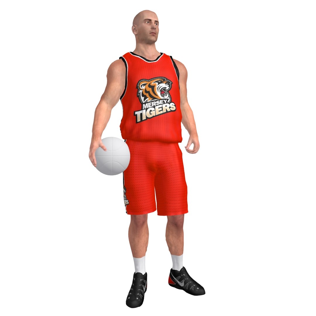 Max Rigged Basketball Player Lod
