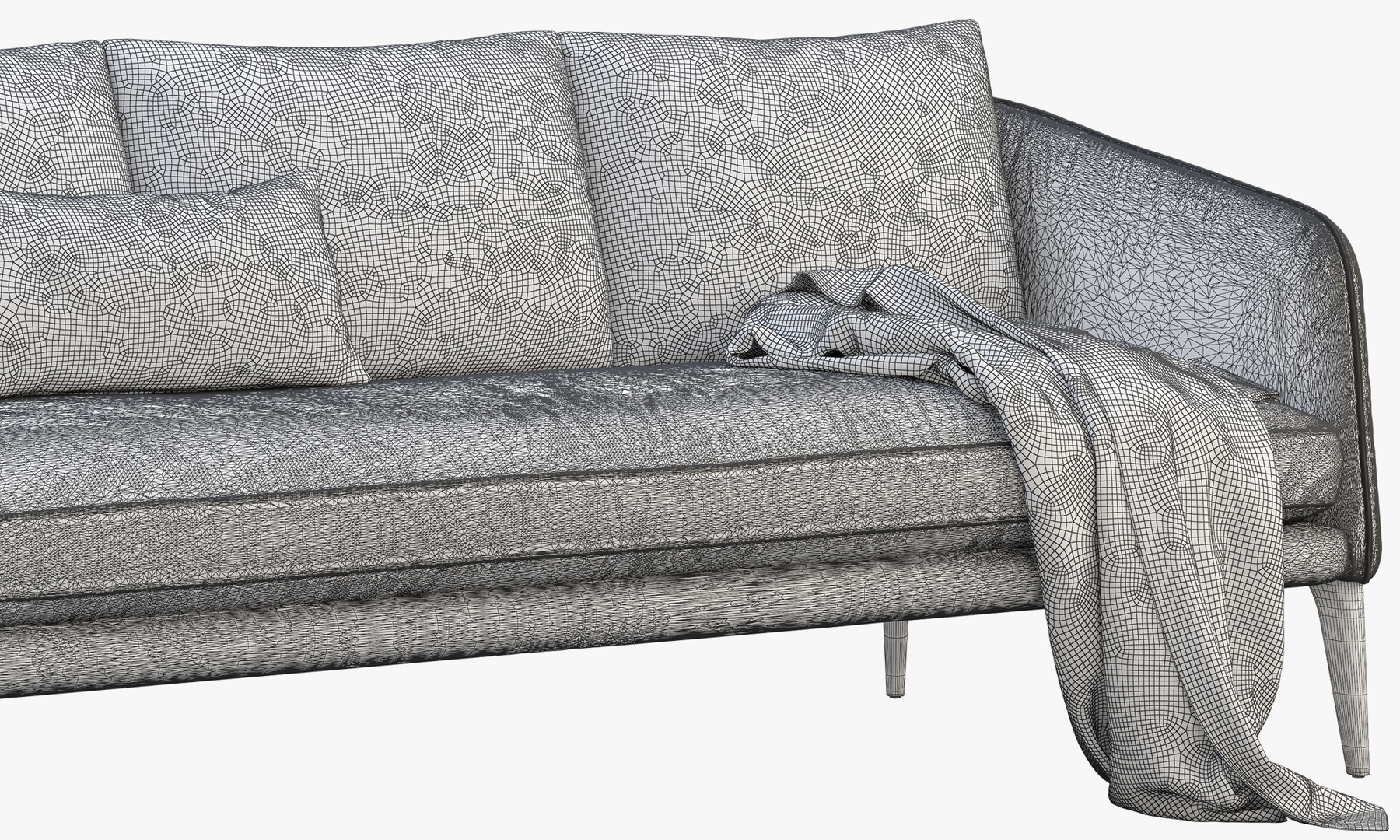 3D rhys bench seat sofas model - TurboSquid 1498580