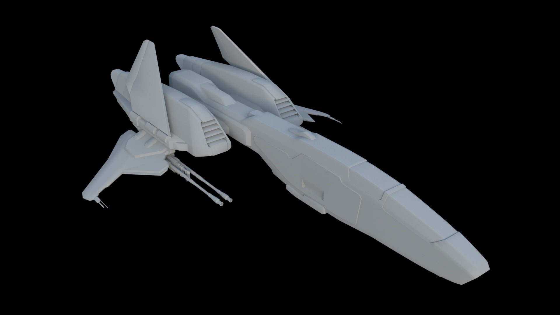Sci-Fi SET - Aircraft Spaceship 3D Model - TurboSquid 2108136