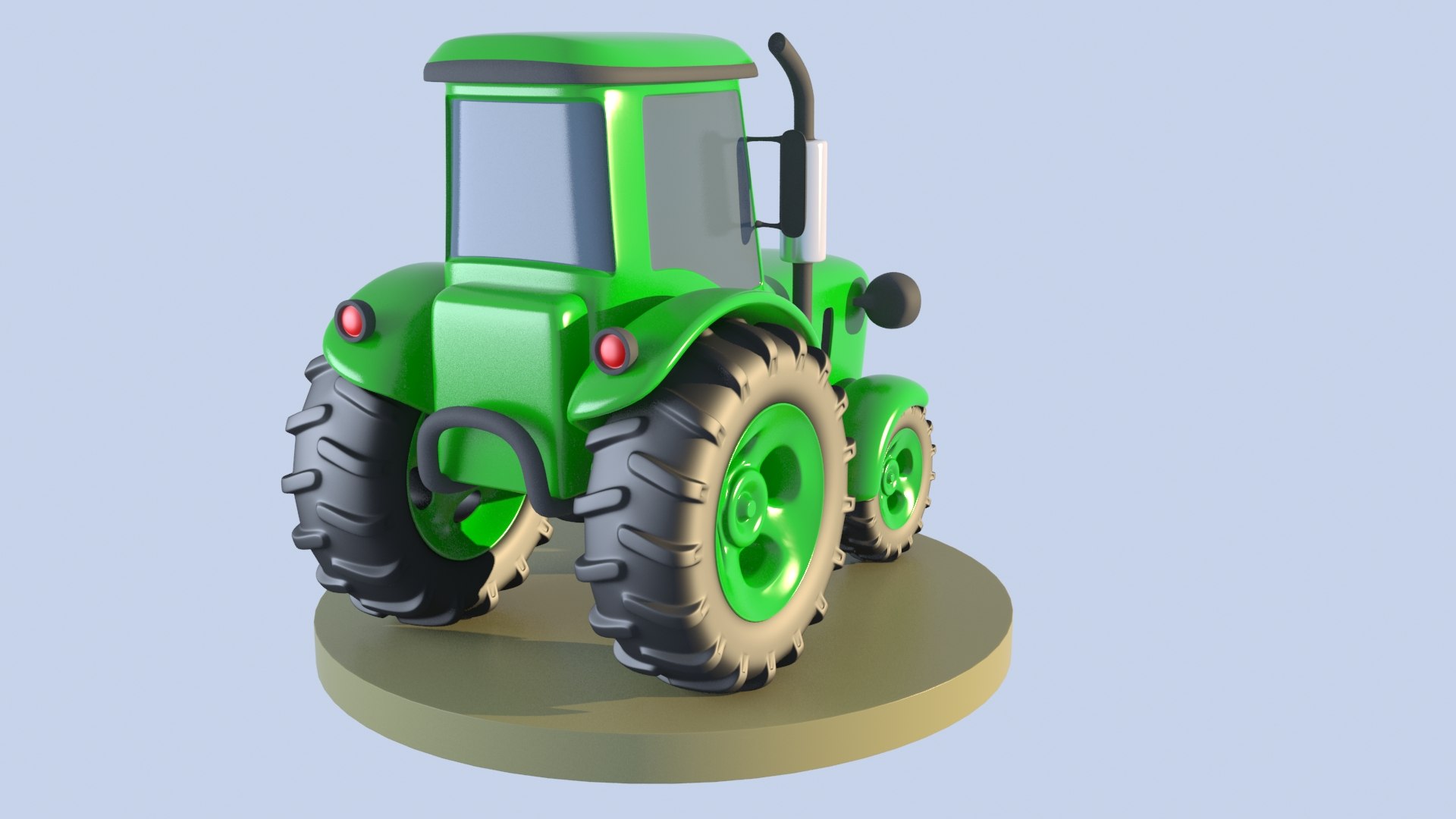 Cartoon S Toy Tractor 3D Model - TurboSquid 1457813