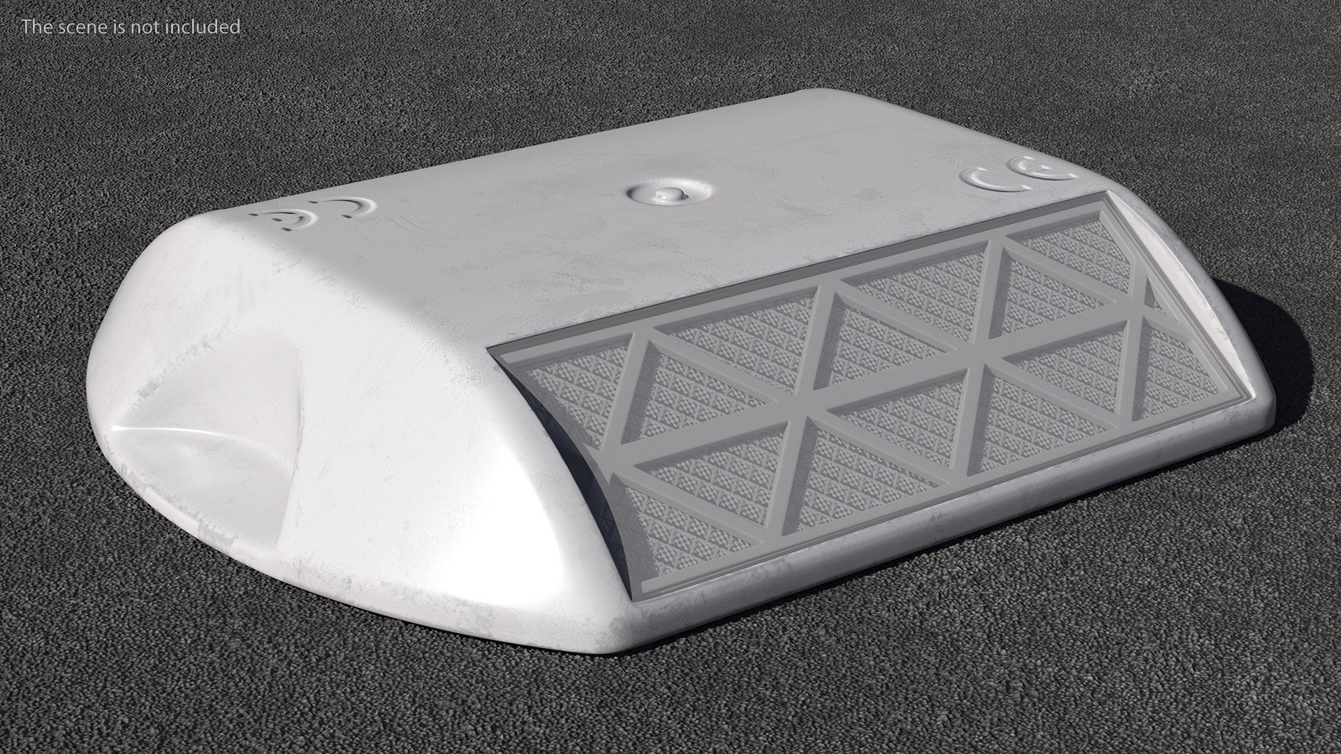 White Reflective Road Driveway Marker 3D Model - TurboSquid 2068460