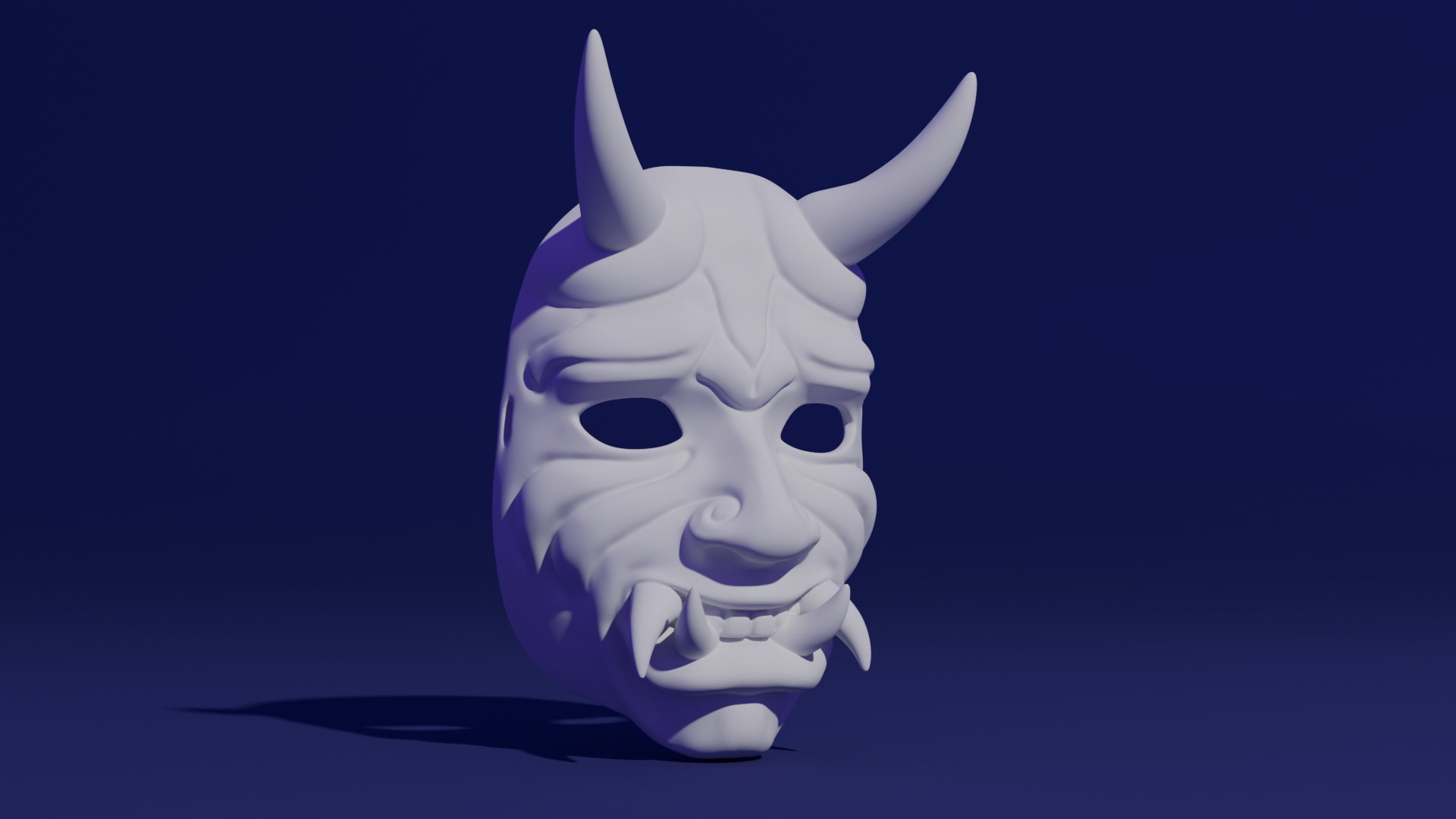 3D Oni Mask - TurboSquid 2221304