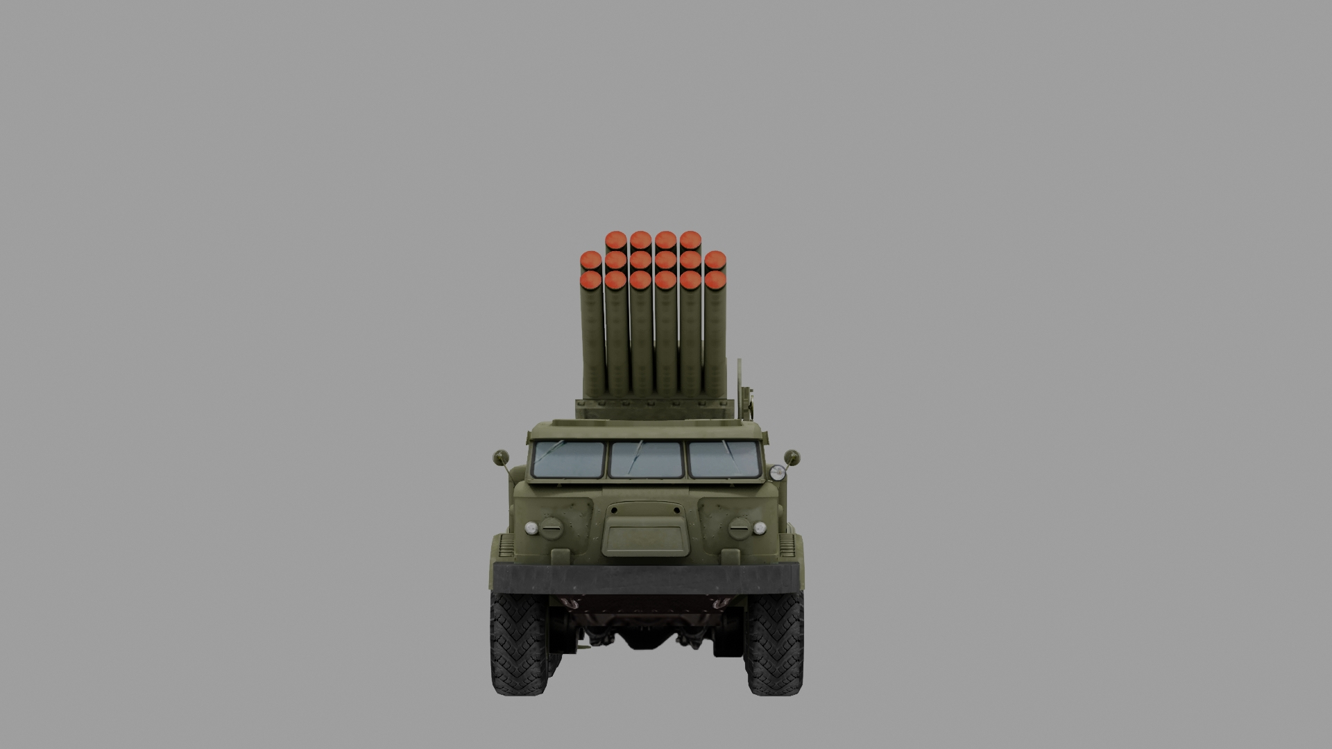BM-27 URAGAN 9P140 On A ZIL 135 Truck 3D Model - TurboSquid 1993017