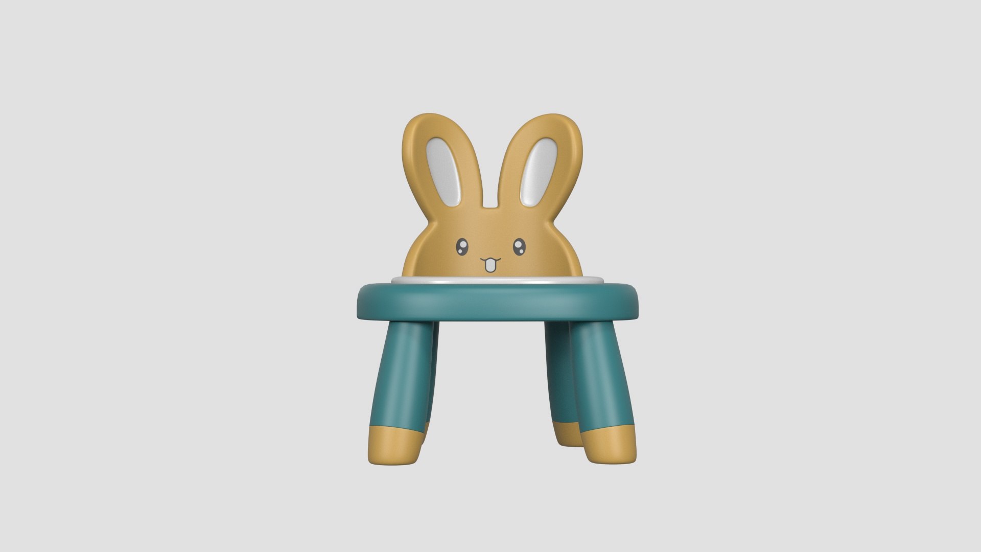 3D Rabbit Kids Chair - TurboSquid 1810173