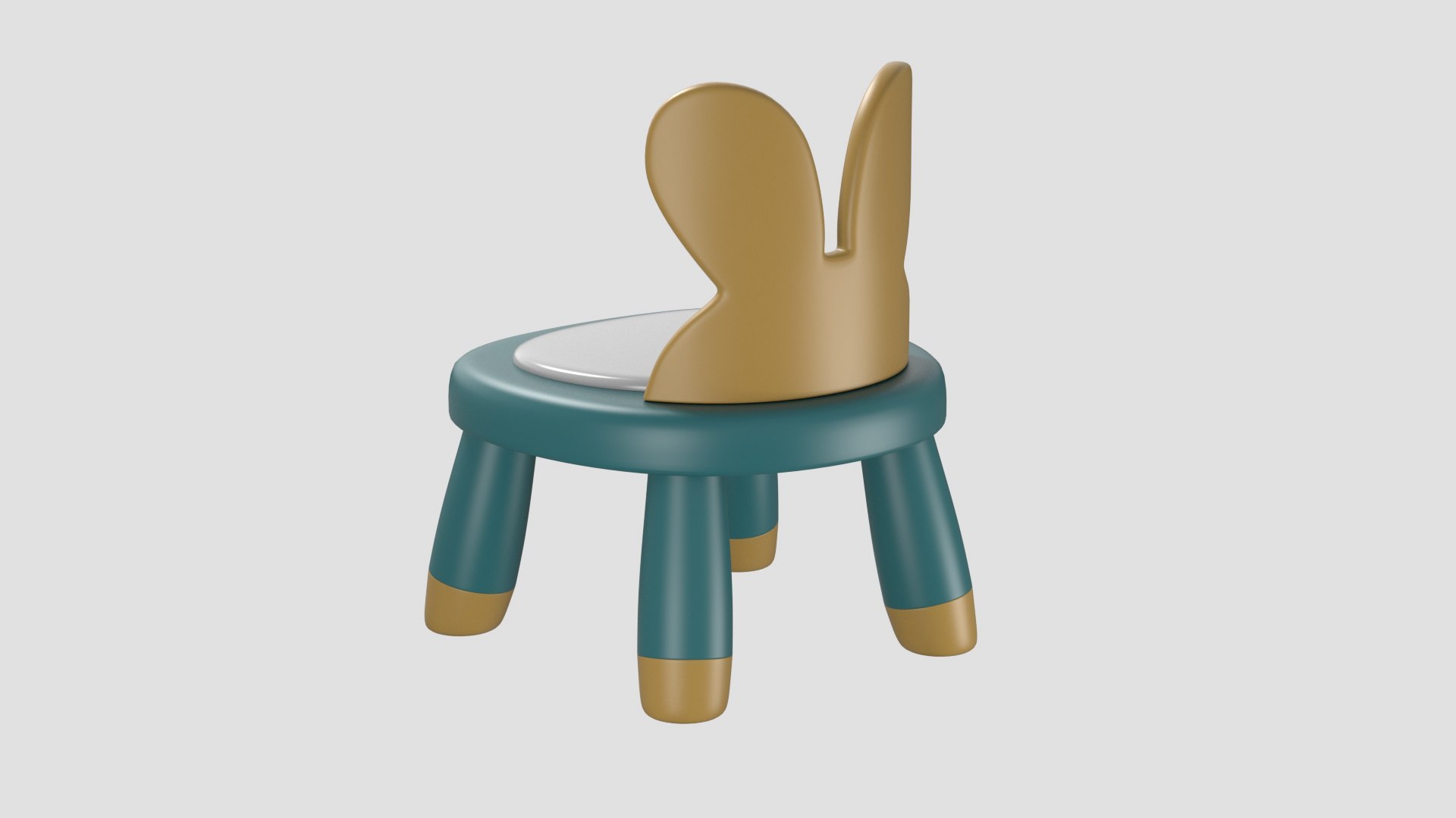 3D Rabbit Kids Chair - TurboSquid 1810173