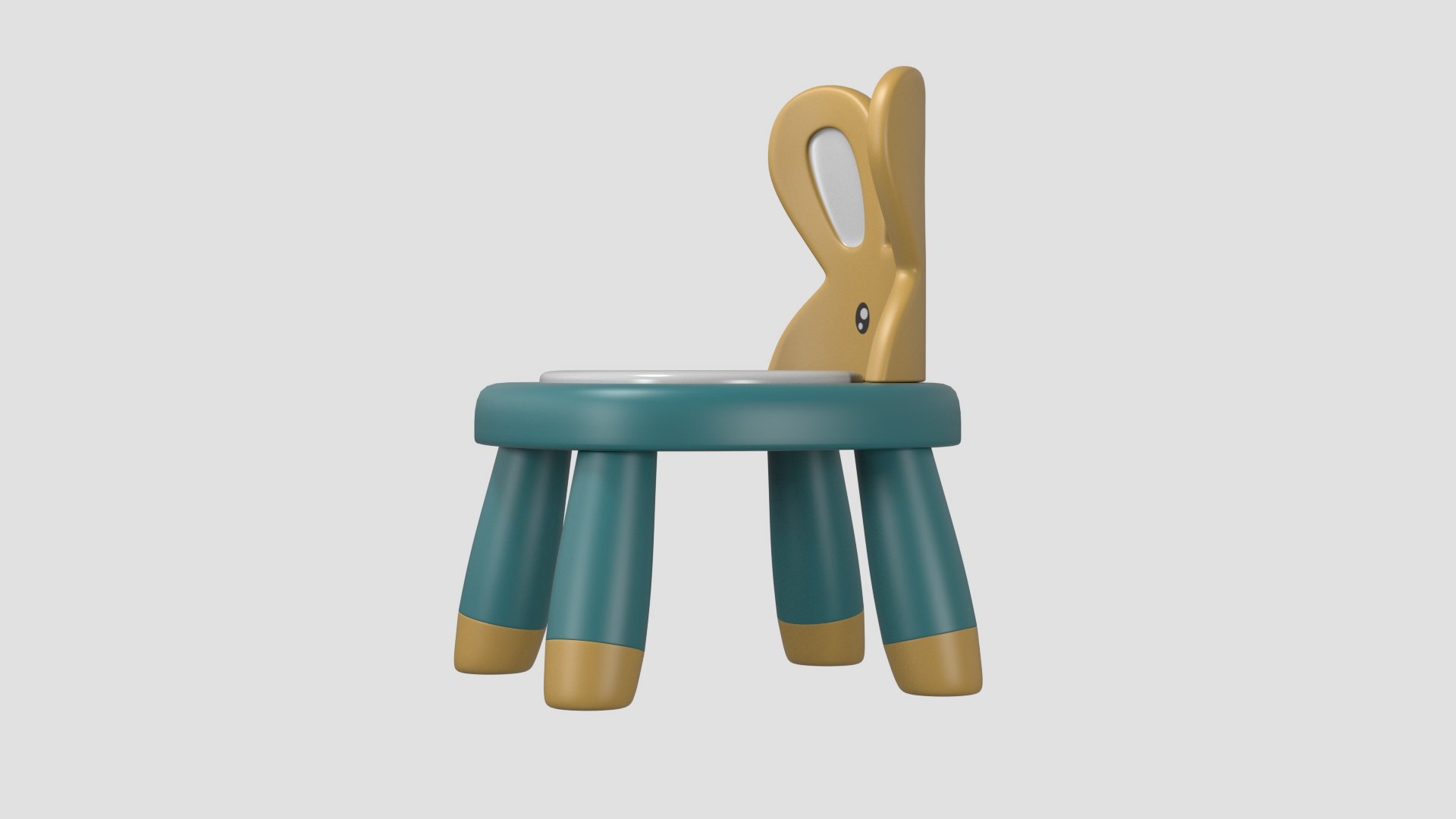 3D Rabbit Kids Chair - TurboSquid 1810173