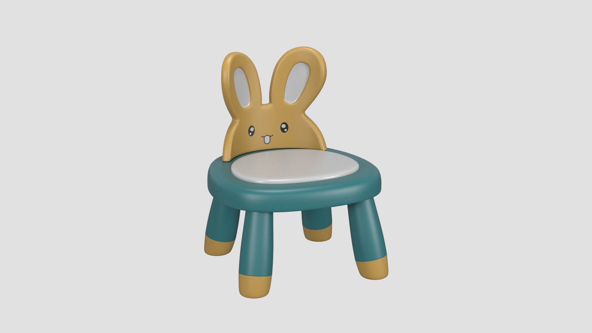 3D Rabbit Kids Chair - TurboSquid 1810173