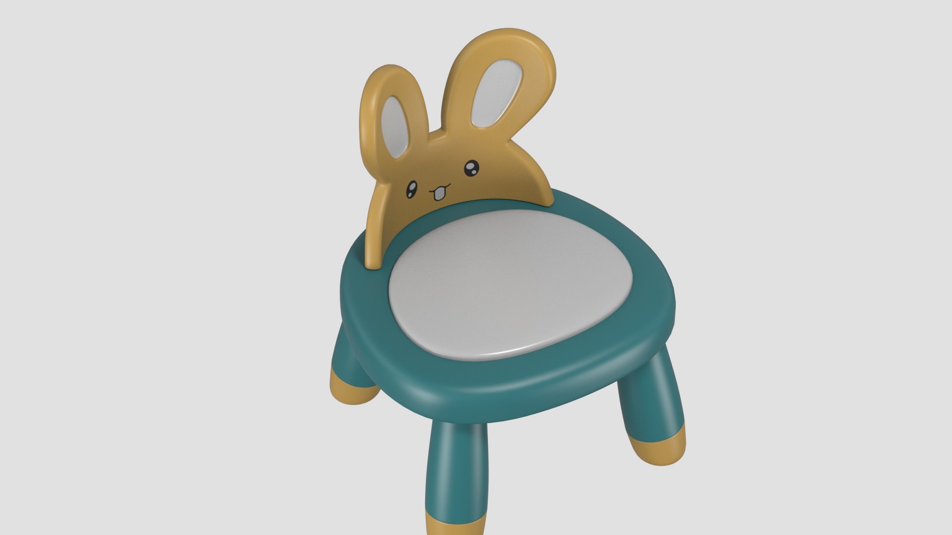 3D Rabbit Kids Chair - TurboSquid 1810173