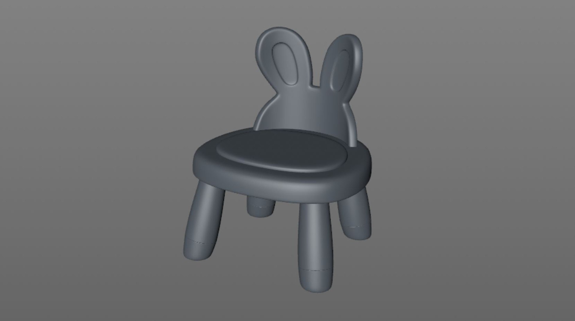 3D Rabbit Kids Chair - TurboSquid 1810173