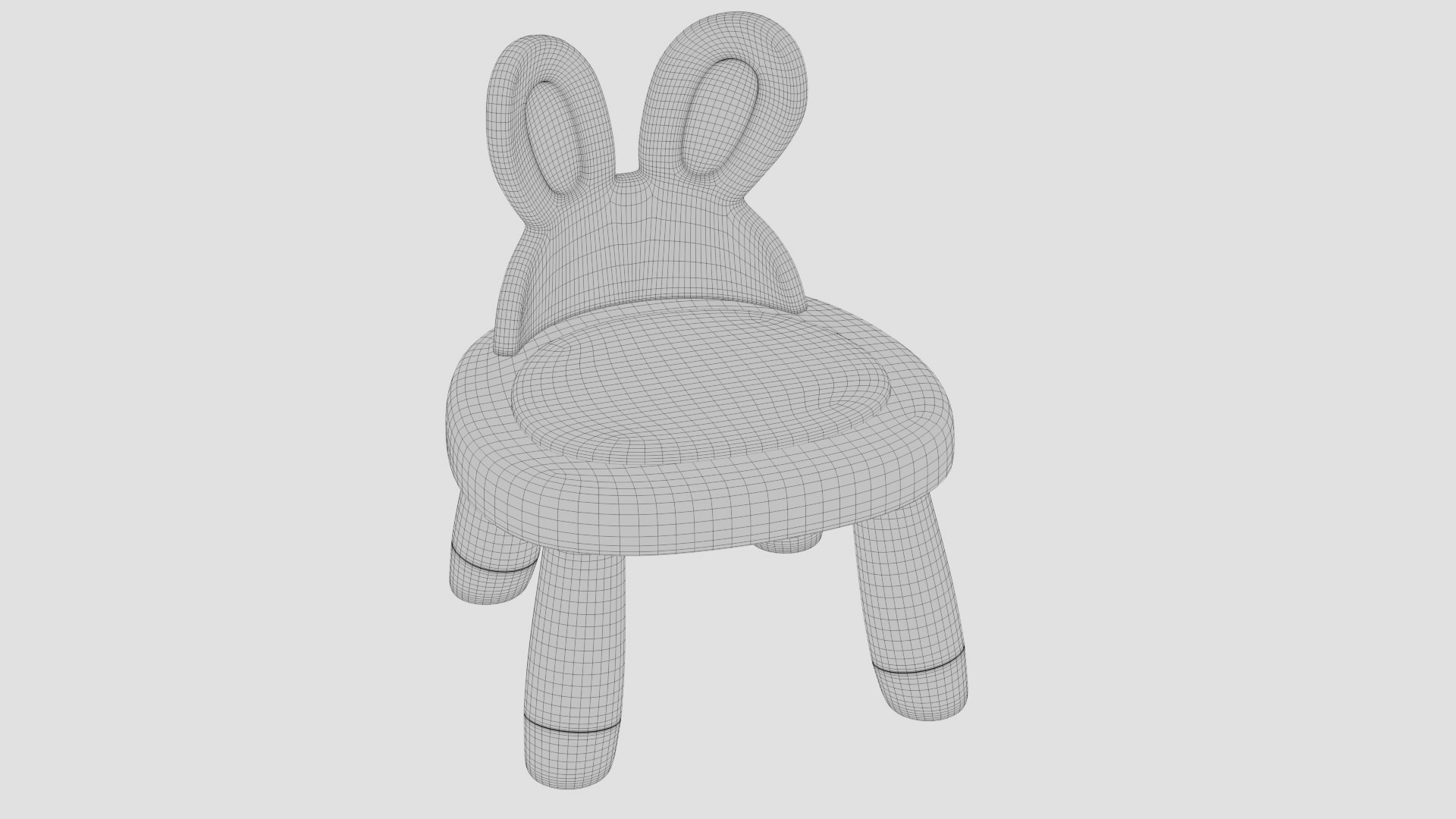 3D Rabbit Kids Chair - TurboSquid 1810173