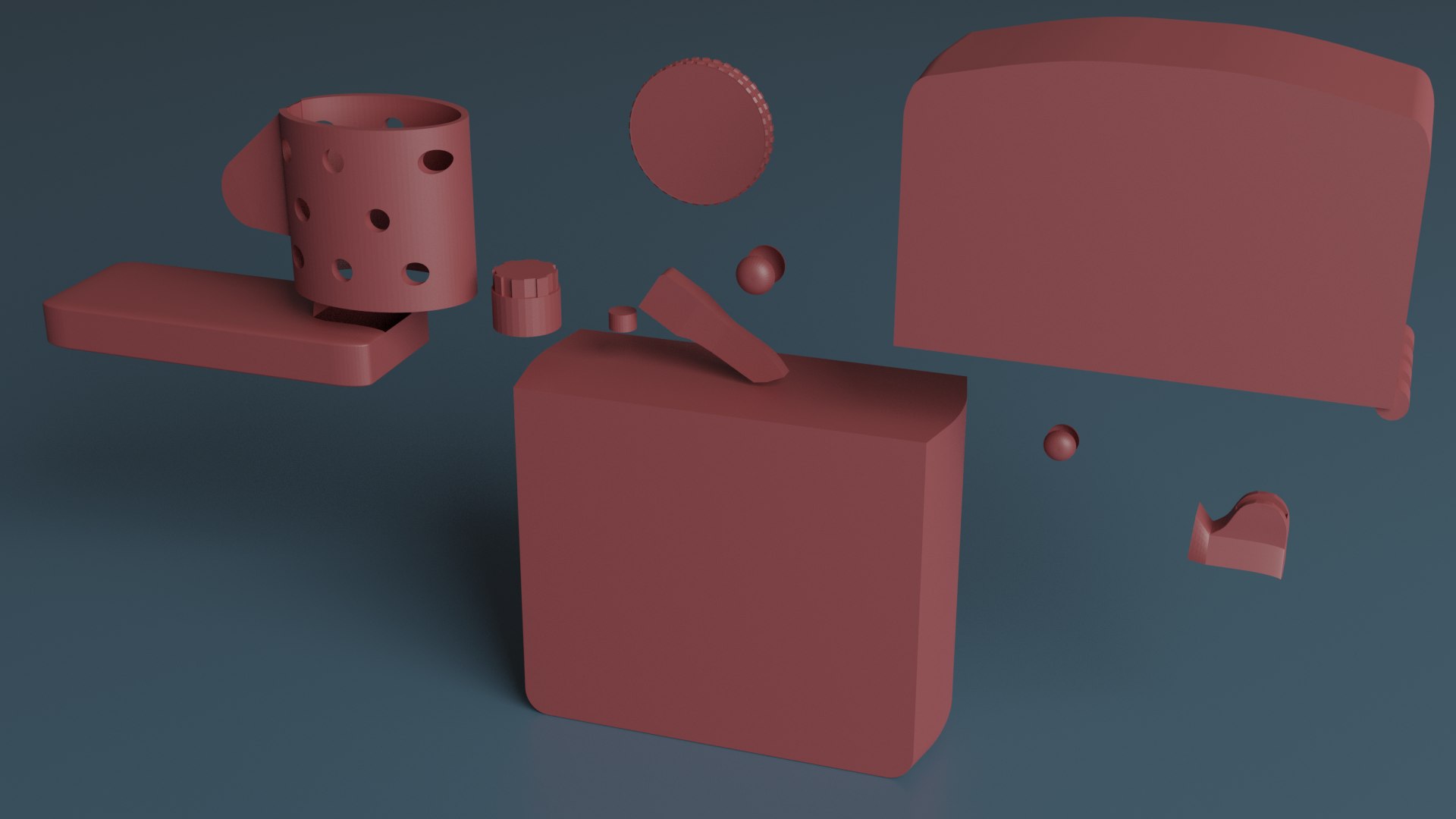 Survival kit 3D model - TurboSquid 1637721