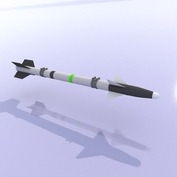 AIM-9导弹3D模型 - TurboSquid 846050