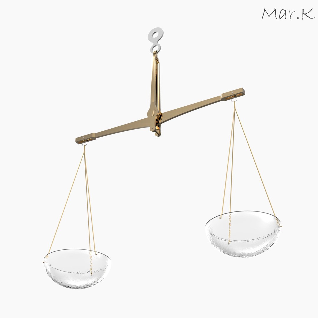 Scales Justice 3d Model