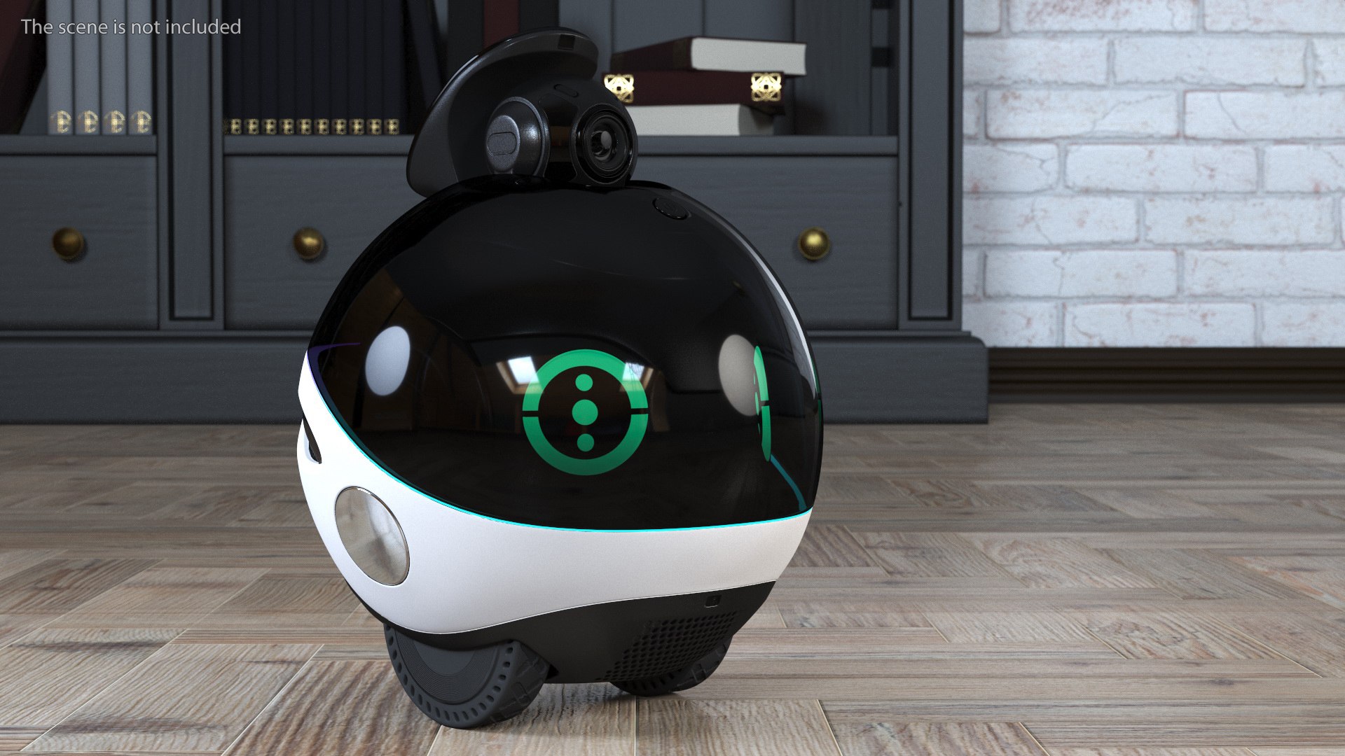 3D Home Companion Robot Green - TurboSquid 2136683