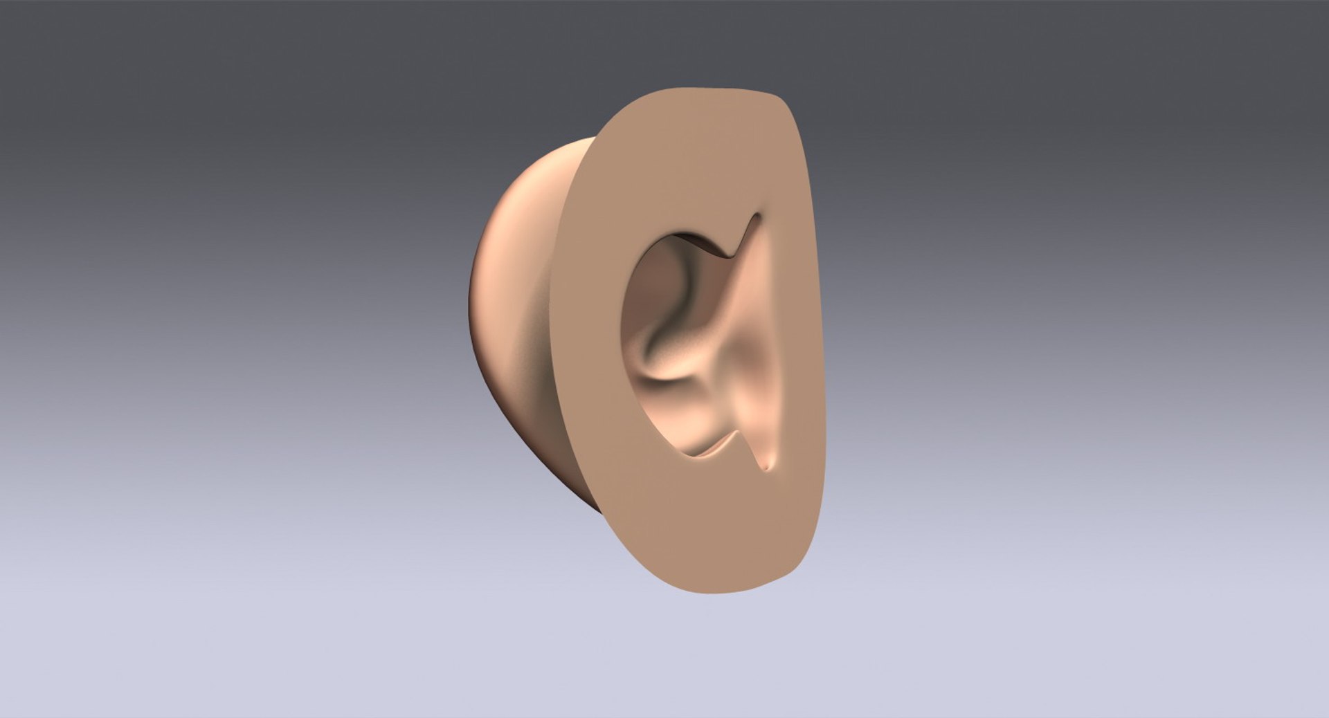 3D Cartoon Ear Model - TurboSquid 1213465