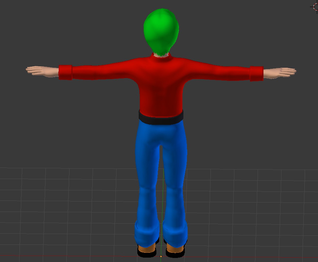 Male Character 3d Obj
