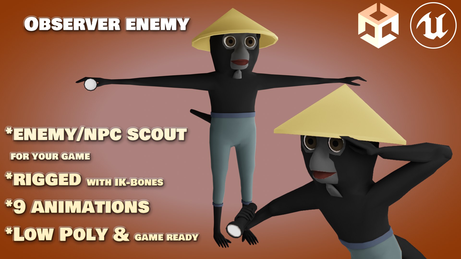 Observer - Scout - Enemy Character 3D Model - TurboSquid 2227971