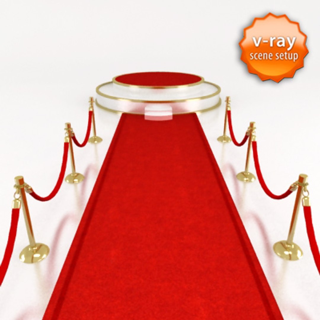 3d Red Carpet Model